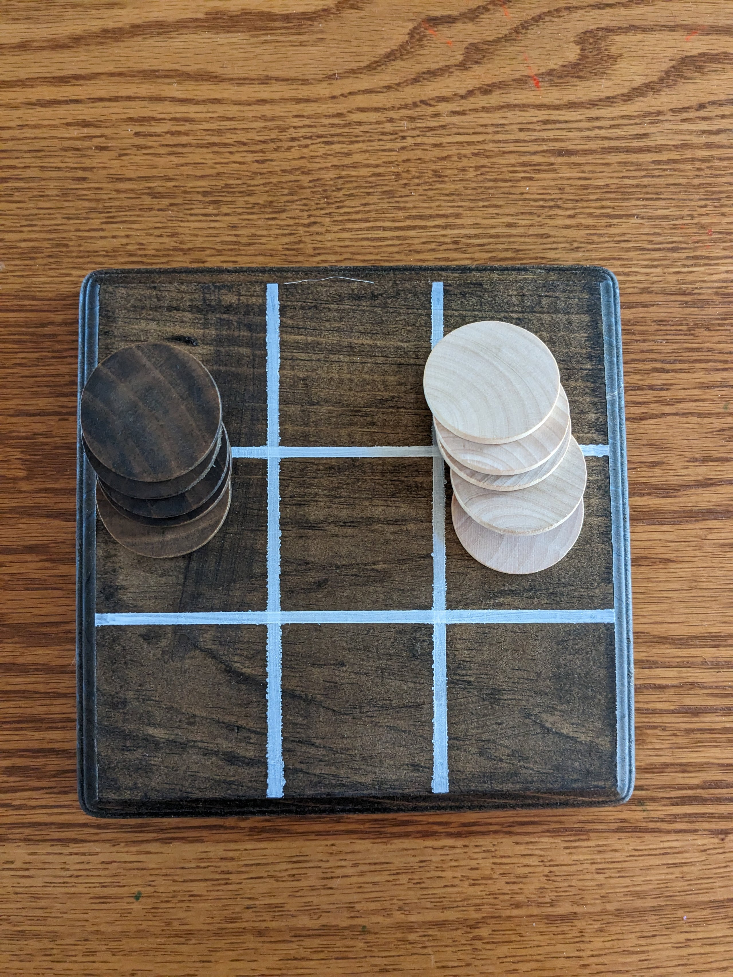 Colonial Period Tic-Tac-Toe Board Game